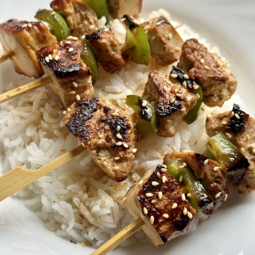 Vegan Yakitori (Japanese Grilled Skewers) - Brown Girl Vegan