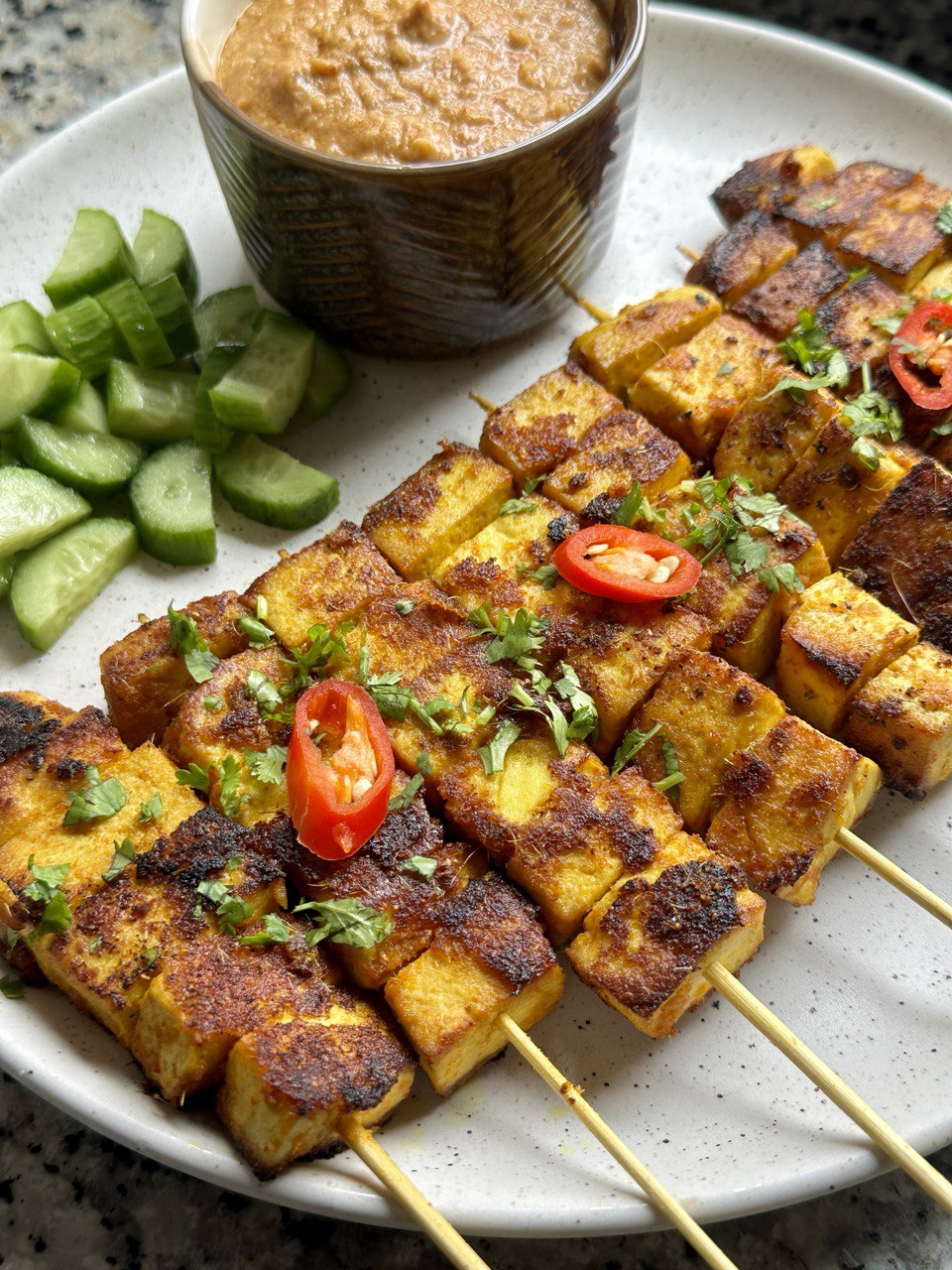 Vegan Tofu Satay - Brown Girl Vegan
