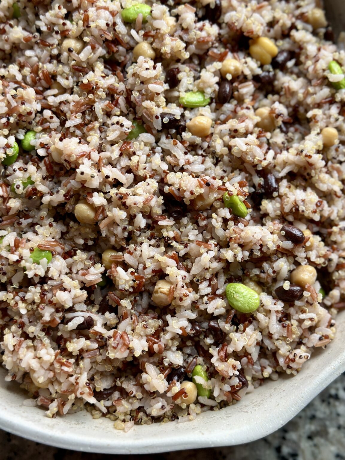 Korean Style Multigrain Rice - Brown Girl Vegan